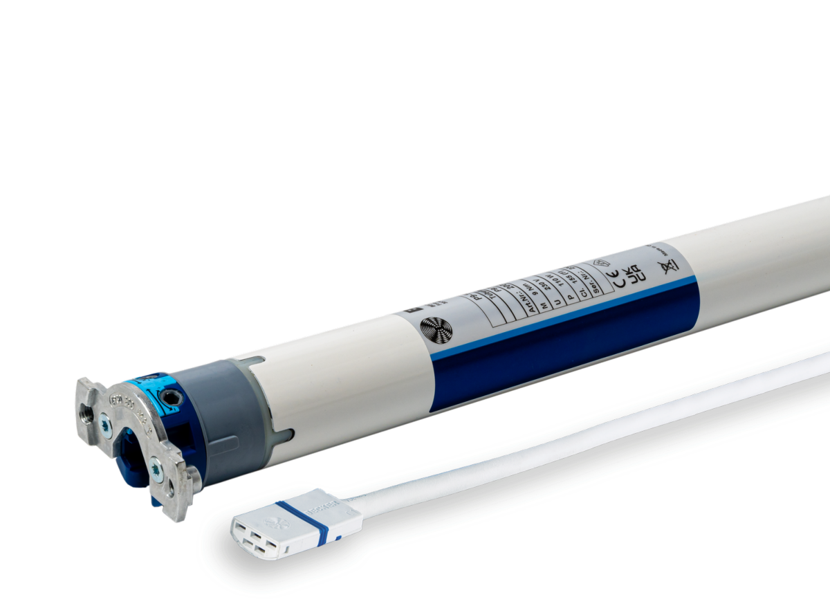 BECKER - Moteur tubulaire D38mm avec fin de course mécanique (230V / 50Hz)